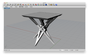 V-Table – Sculptural Woodwork by Chris Wong