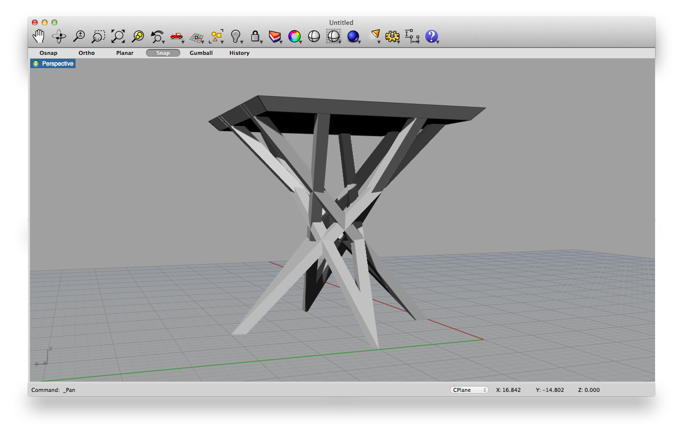 V-Table – Sculptural Woodwork by Chris Wong