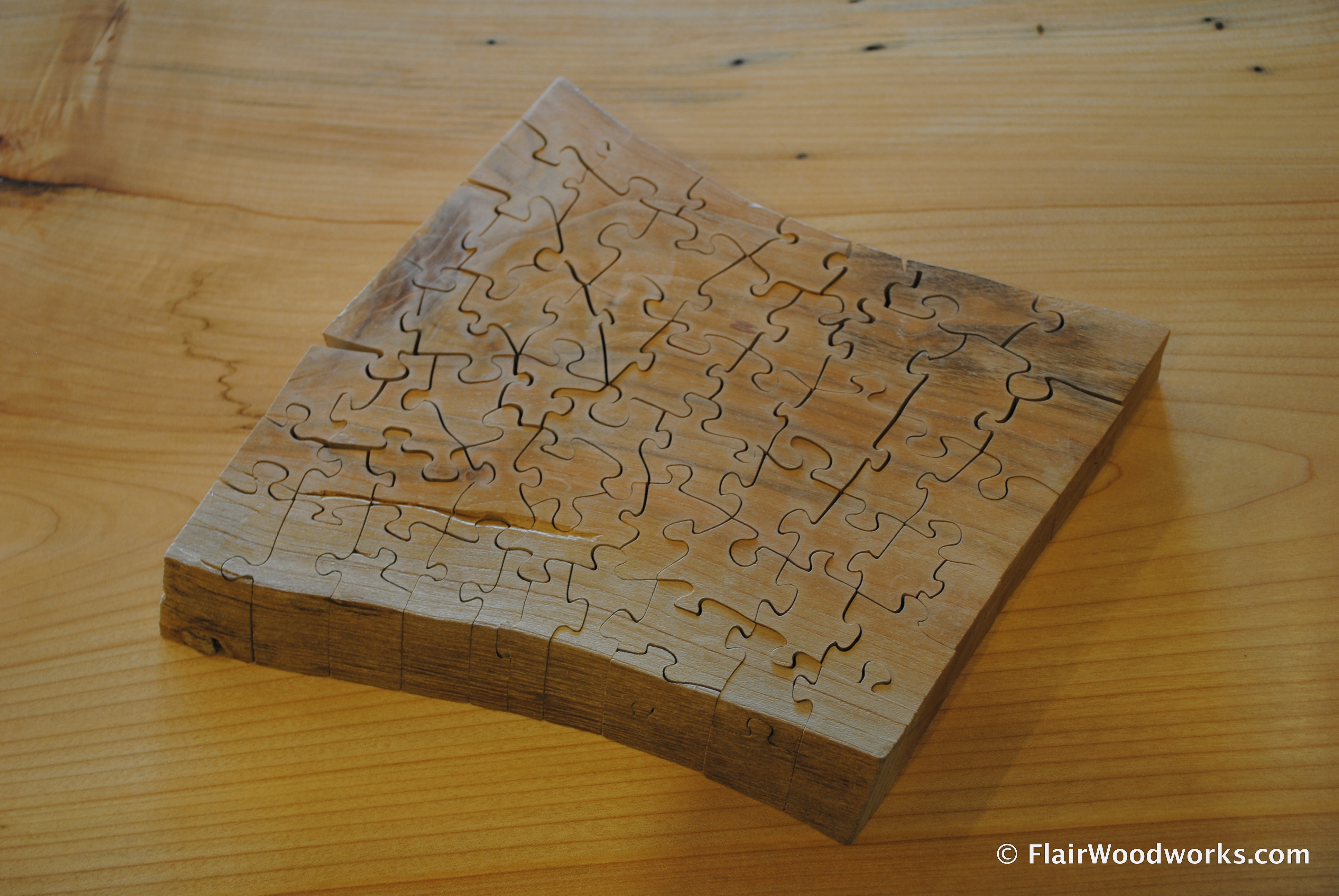 Apple Jigsaw Puzzle – Sculptural Woodwork by Chris Wong