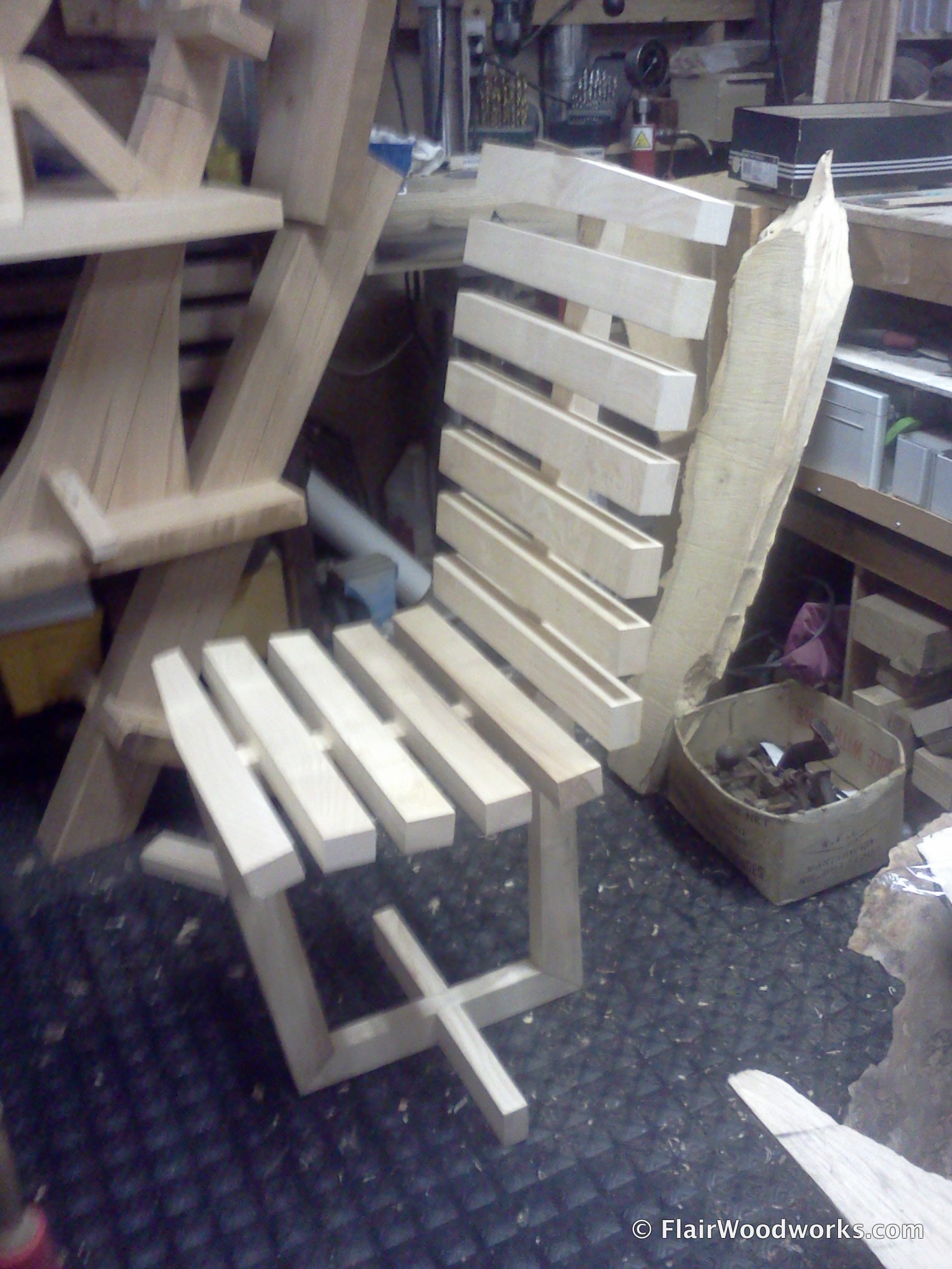 Three-Week Chair, Prototype #4 – Sculptural Woodwork by Chris Wong
