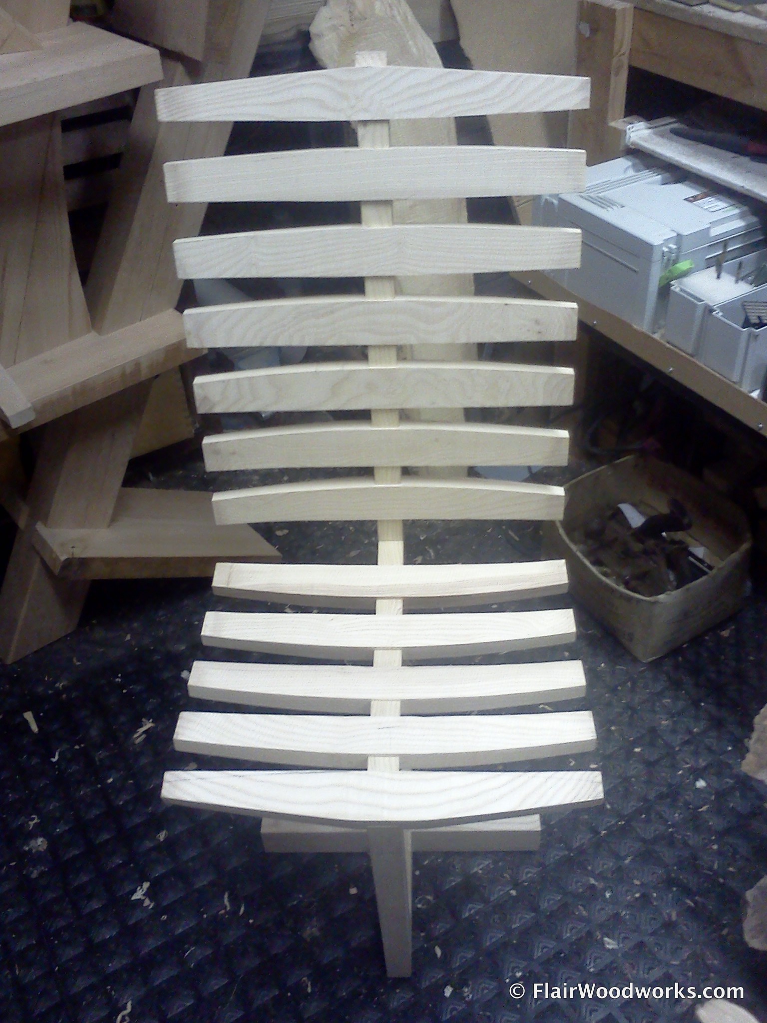 Three-Week Chair, Prototype #4 – Sculptural Woodwork by Chris Wong
