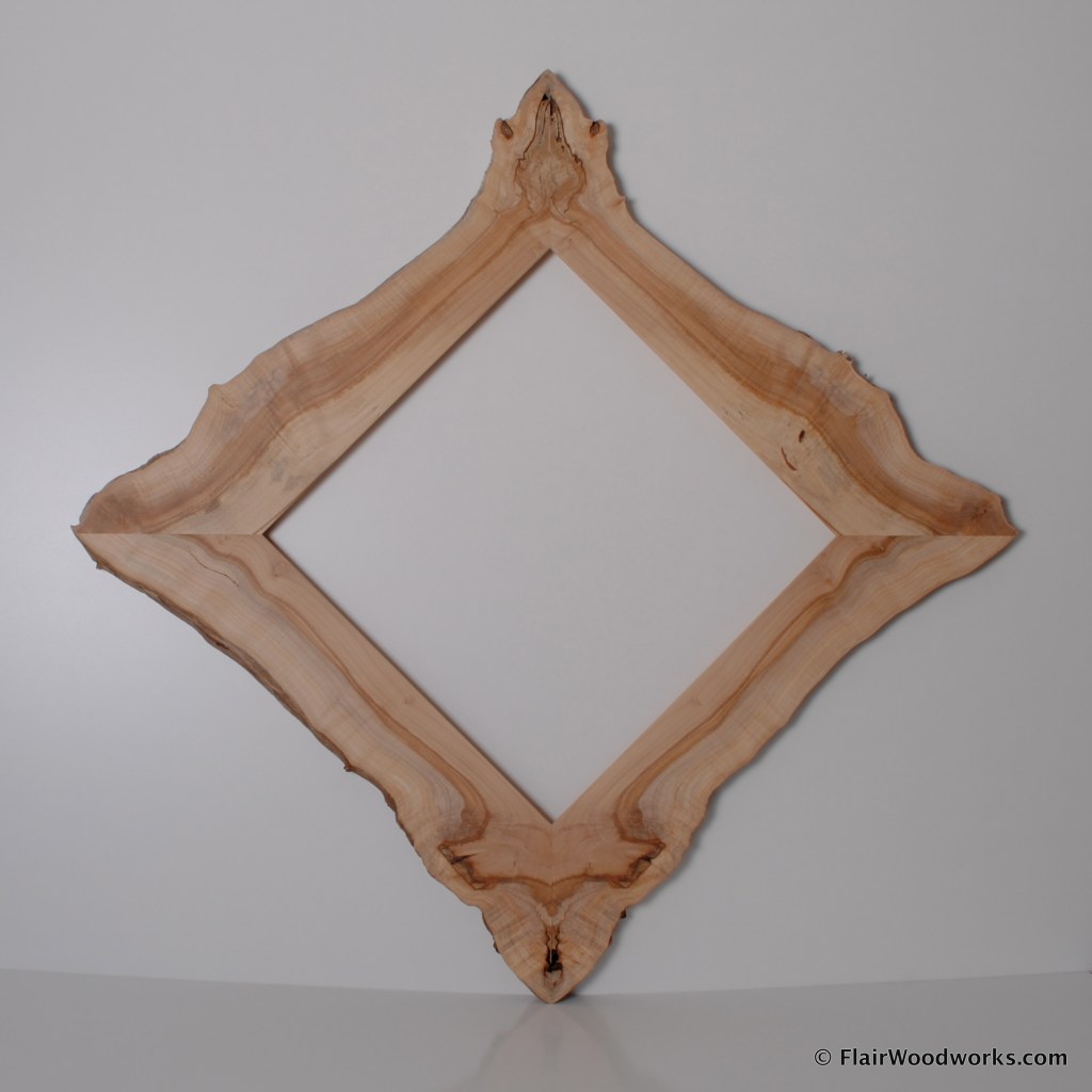 Live-Edge Picture Frame – Sculptural Woodwork by Chris Wong