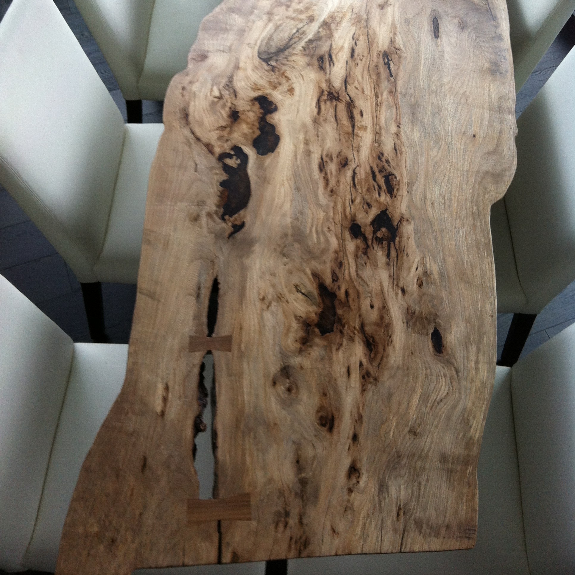 Elm Table Top – Sculptural Woodwork by Chris Wong