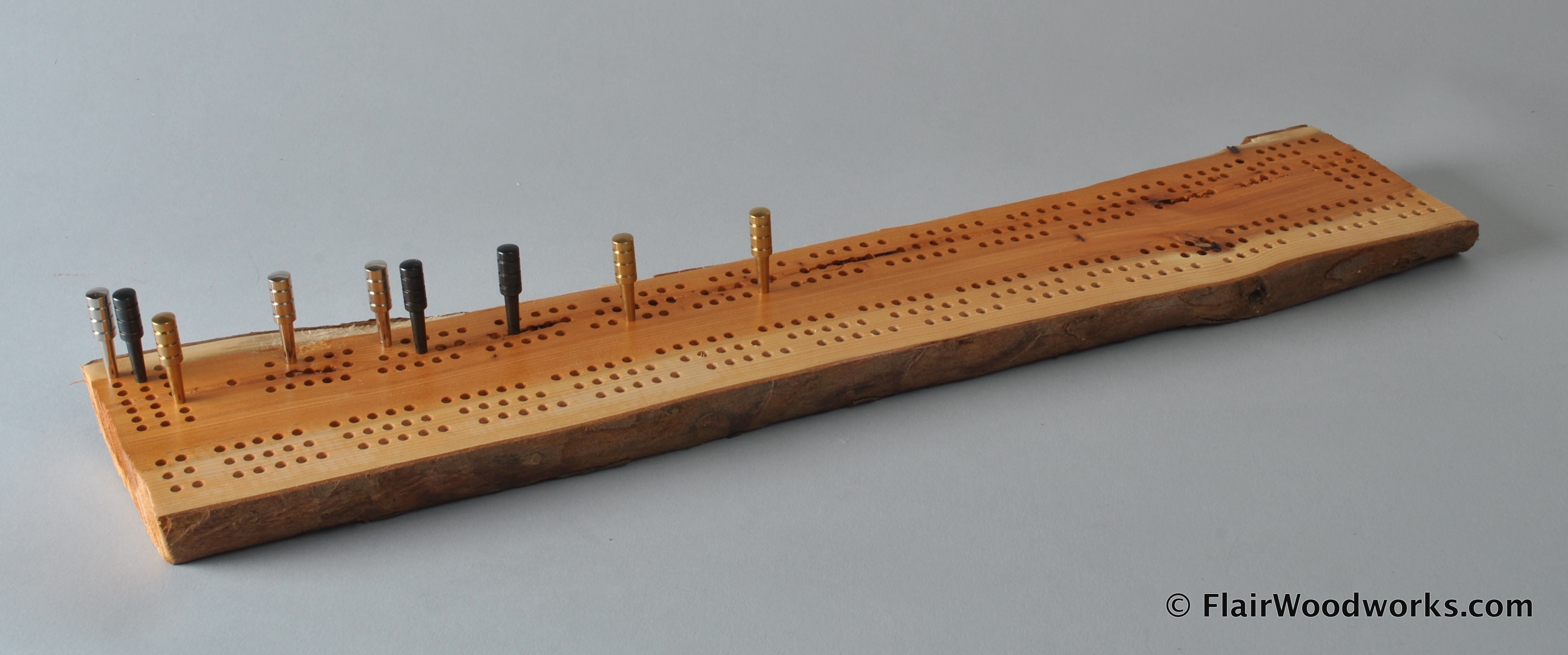 Cribbage Board #16 – Sculptural Woodwork by Chris Wong